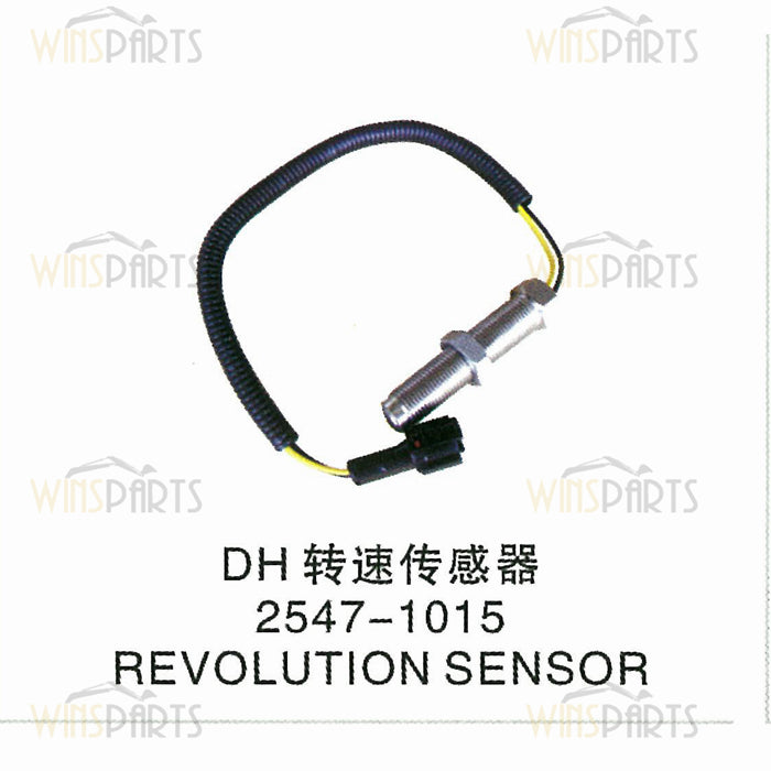 2547-1015 25471015 Engine RPM Revolution Speed Sensor For Doosan Daewoo ...