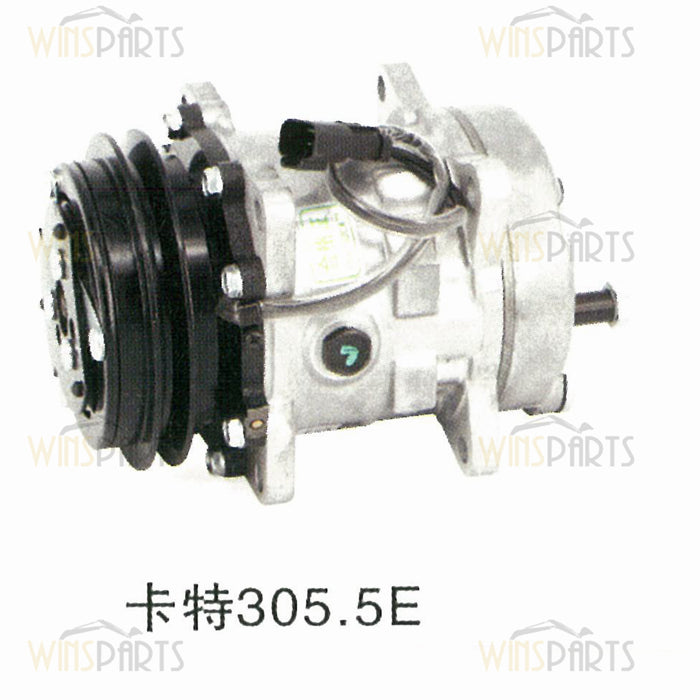 2834170 283-4170 COMPRESSOR AS Air Conditioner A/C Caterpillar CAT 303. ...