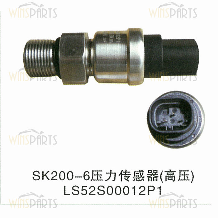 LS52S00012P1 50MPA High Pressure Sensor Kobelco SK200-6E SK230-6 SK250 ...